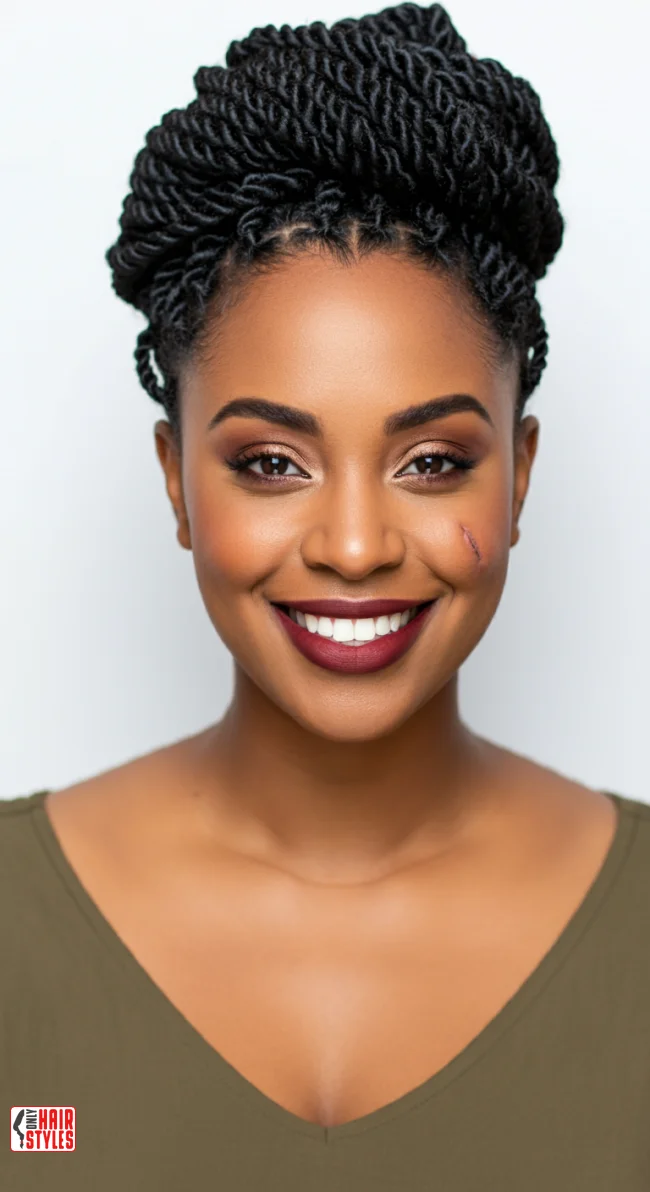 7. Flat Twist Crown | 10 Simple Flat Twist Styles For Quick Everyday ...