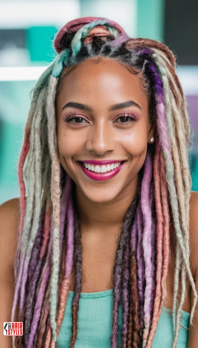 5. Colored Dreadlocks | 10 Edgy Alternative Hairstyles To Unleash Your ...