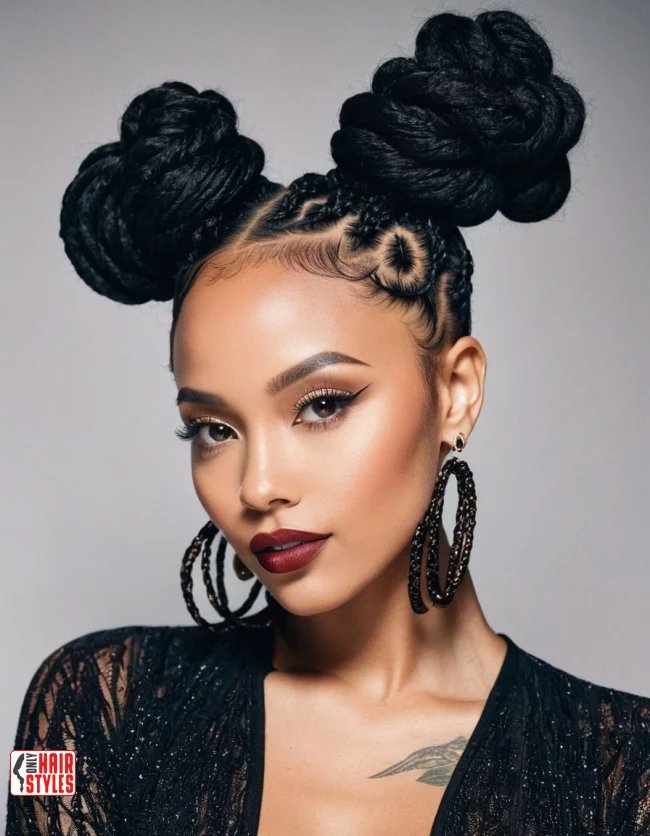 18. Soft Locs Space Buns | 20 Sweet And Charming Soft Locs Hairstyles ...