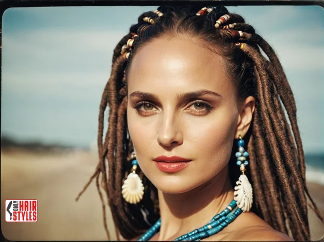 6. Soft Locs with Beads and Shells | 20 Sweet And Charming Soft Locs ...